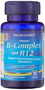 holland & barrett b complex & b12 90 tablets