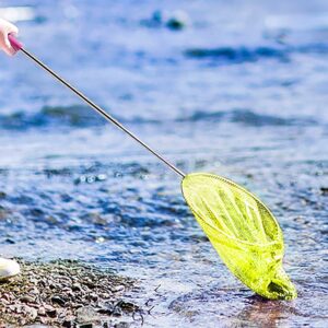 Coopay 5 Pack Telescopic Butterfly Nets Catching Insects Bugs Fishing Nets Great Outdoor Tools for Playing - Extendable from 14.6" to 33.4" (Blue Purple Orange Green Yellow)