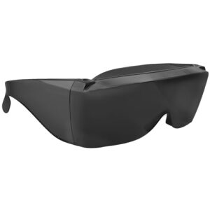 wise eyewear cover-ups black fit over sunglasses - wrap around sunglasses - people who wear prescription glasses in the sun (black)