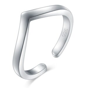 925 sterling silver toe ring, boruo wave hawaiian adjustable band ring, benefiting the american red cross