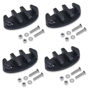 oceanmotion zig zag cleat for kayaks and canoes - 4 pack