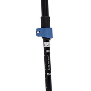 Nordic Walking Poles - True Classic Nordic Glove Grips, Lightweight, Adjustable, and Collapsible -2 Pieces w/flip Locks, Detachable Feet and Travel Bag by York Nordic - Heights 5'4"-6'2"