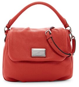 marc jacobs classic leather shoulder bag (salmon)