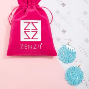 ZENZII Uptown Swirl Earring (White)