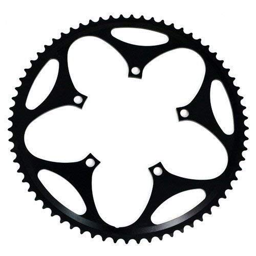 Driveline 68T CNC AL7075 Road Bike Bicycle Chainring 68T, BCD 130mm, Black, ST1409