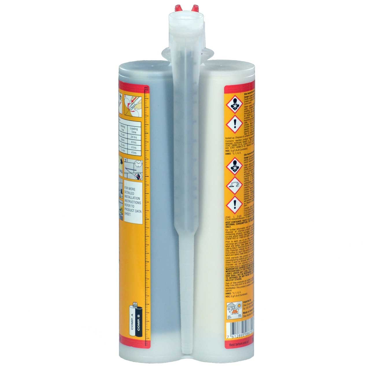 Sika AnchorFix 500, 20 oz Two Component Epoxy, High Performance, Concrete Anchoring System