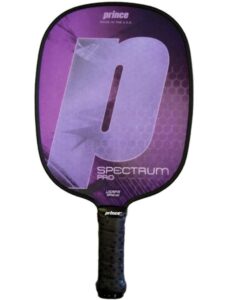 prince spectrum pro pickleball paddle | purple | 4 1/8" small grip | light weight