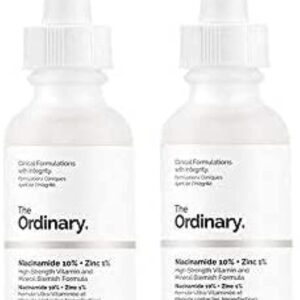 2 Packs of The Ordinary Niacinamide 10% + Zinc 1% 30ml