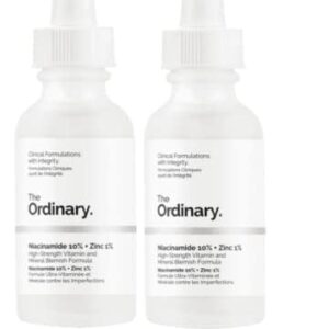 2 Packs of The Ordinary Niacinamide 10% + Zinc 1% 30ml