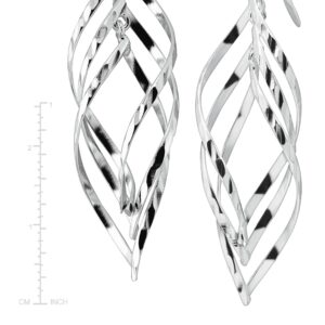 Silpada 'Whirlwind' Twisted Drop Earrings in Sterling Silver