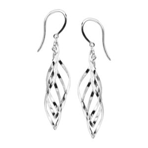 Silpada 'Whirlwind' Twisted Drop Earrings in Sterling Silver