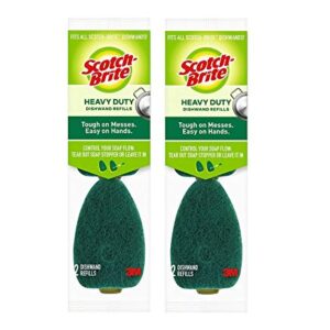 Scotch-Brite Heavy Duty Dishwand Refill, 4-Refills