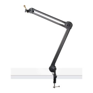 Knox Gear Professional Microphone Studio Stand for Yeti and Snowball Microphones (Compatible with all Microphones and Shock Mounts)