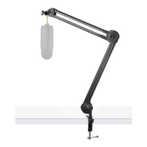 Knox Gear Professional Microphone Studio Stand for Yeti and Snowball Microphones (Compatible with all Microphones and Shock Mounts)