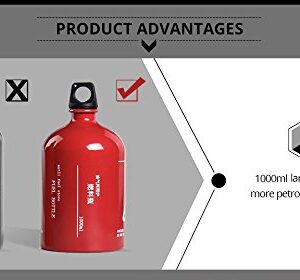 APG Portable Camping Stove Oil/Gas Multi-Use Gasoline Stove 1000ml Picnic Cooker Hiking Equipment