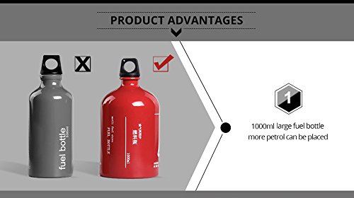 APG Portable Camping Stove Oil/Gas Multi-Use Gasoline Stove 1000ml Picnic Cooker Hiking Equipment