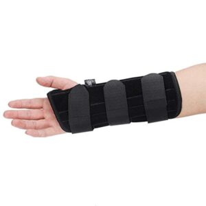 sonew wrist support brace with splint adjustable wrist brace hand support arm strap breathable for injuries to carpal tunnel, arthritis recovery and sprains(m-right)