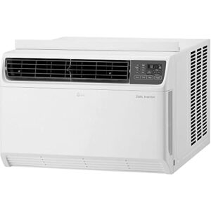 LG 14,000 BTU Dual Inverter Smart Window Unit Air Conditioner, Cools 800 Sq. Ft., Quiet Operation, Up to 25% More Energy Savings, ENERGY STAR®, works with LG ThinQ, Amazon Alexa and Hey Google, 115V