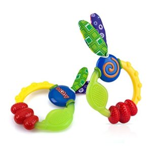 nuby wacky teething ring (2 pack)