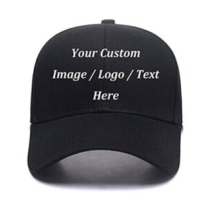 jics lamb men women personalized trucker hats customized adjustable snapback baseball caps dad hat black