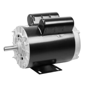 vevor 3hp air compressor motor, 230v 15 amps 3450rpm electric motor, 56 frame 5/8" keyed shaft, 1.88" shaft length for air compressors, cw/ccw rotation