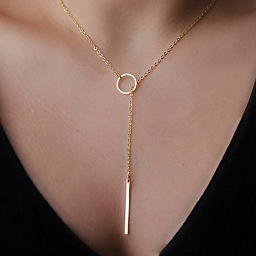 choice of all Lariat Gold Necklace for Women Slip Chain Necklace