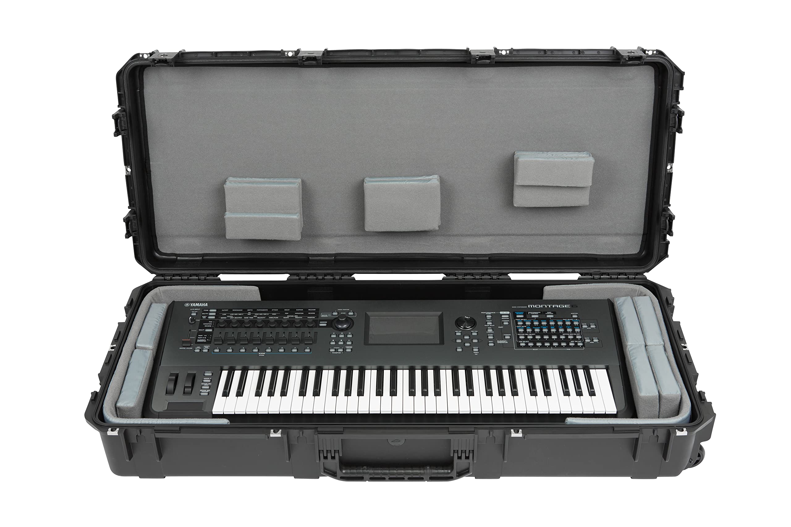 SKB Wide w/Think Tank Interior: 45" x 18" x 6.25" 3i-4719-TKBD iSeries 4719-8 61-Note Keyboard Case (3i4719TKBD)