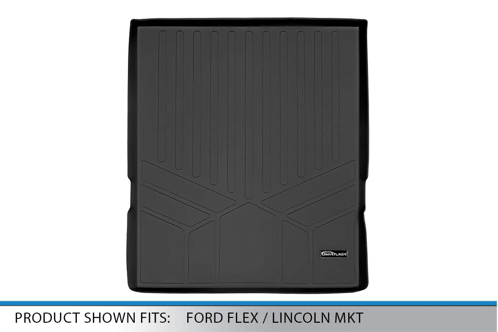 MAXLINER All Weather Cargo Liner Floor Mat Behind 2nd Row Black for 2009-2019 Ford Flex / 2010-2017 Lincoln MKT