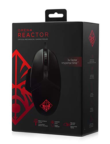 OMEN by HP Wired USB Gaming Reactor Mouse (Black/Red)