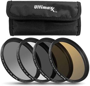 ultimaxx 105mm multi-coated 4 piece filter set (uv, cpl, nd9 warming filters) for sigma 60-600mm f/4.5-6.3 dg os hsm, 120-300mm f/2.8 dg os hsm,sigma 150-600mm f5-6.3 dg os hsm & more