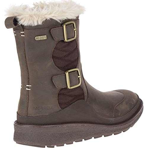 Merrell womens Tremblant Ezra Buckle Polar Waterproof Hiking Boot, Espresso, 7 US