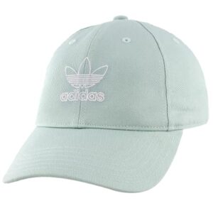 adidas originals women's originals relaxed outline, ash green/white, one size