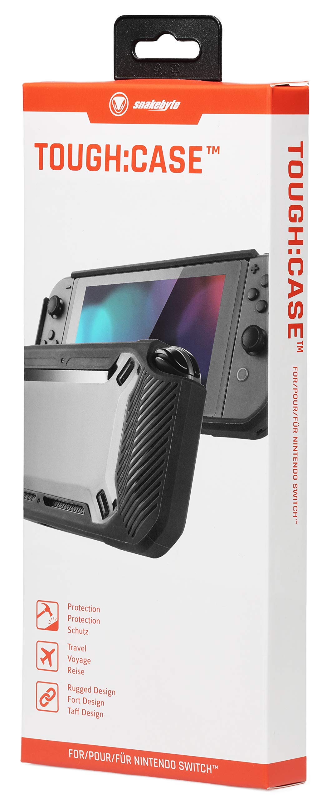 Snakebyte Tough Case - Heavy Duty Vault Rubber Hard Case Cover for Nintendo Switch