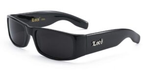 locs 9006 black sunglasses | authentic gangster original lowrider maddogger shades