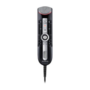 Olympus RecMic II USB Microphone (RM-4010P) Optimised for Voice Recognition and Dictation, Includes ODMS R7 & Microphone Stand, Trackball, Beamforming Technology, Buttons can be Freely configured