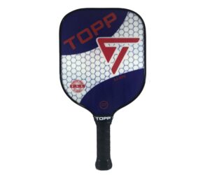 topp pickleball paddle xj 900 composite (blue/red)