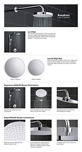 KOHLER Awaken Rainhead Showerhead