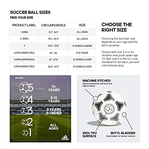 adidas MLS Capitano Soccer Ball White/Black/Purple 3