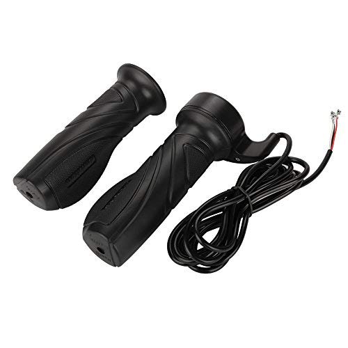 1 Pair Bike Throttle Grip 22.5mm Throttle Grips Twist with Cable Universal Throttle Grip for Electric Bike and Scooter