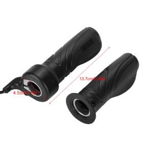 1 Pair Bike Throttle Grip 22.5mm Throttle Grips Twist with Cable Universal Throttle Grip for Electric Bike and Scooter