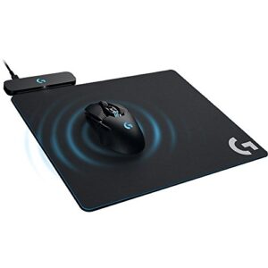 logitech g powerplay wireless charging system for g703, g903 lightspeed wireless gaming mice, cloth or hard gaming mouse pad (renewed)