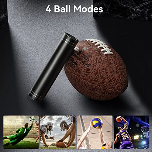 Morpilot Automatic Electric Fast Ball Pump with Needle and Nozzle - Air Pump for Inflatables, Athletic Basketball, Soccer, Volleyball, Football, Sport Ball and Swimming Ring - Faster Inflation