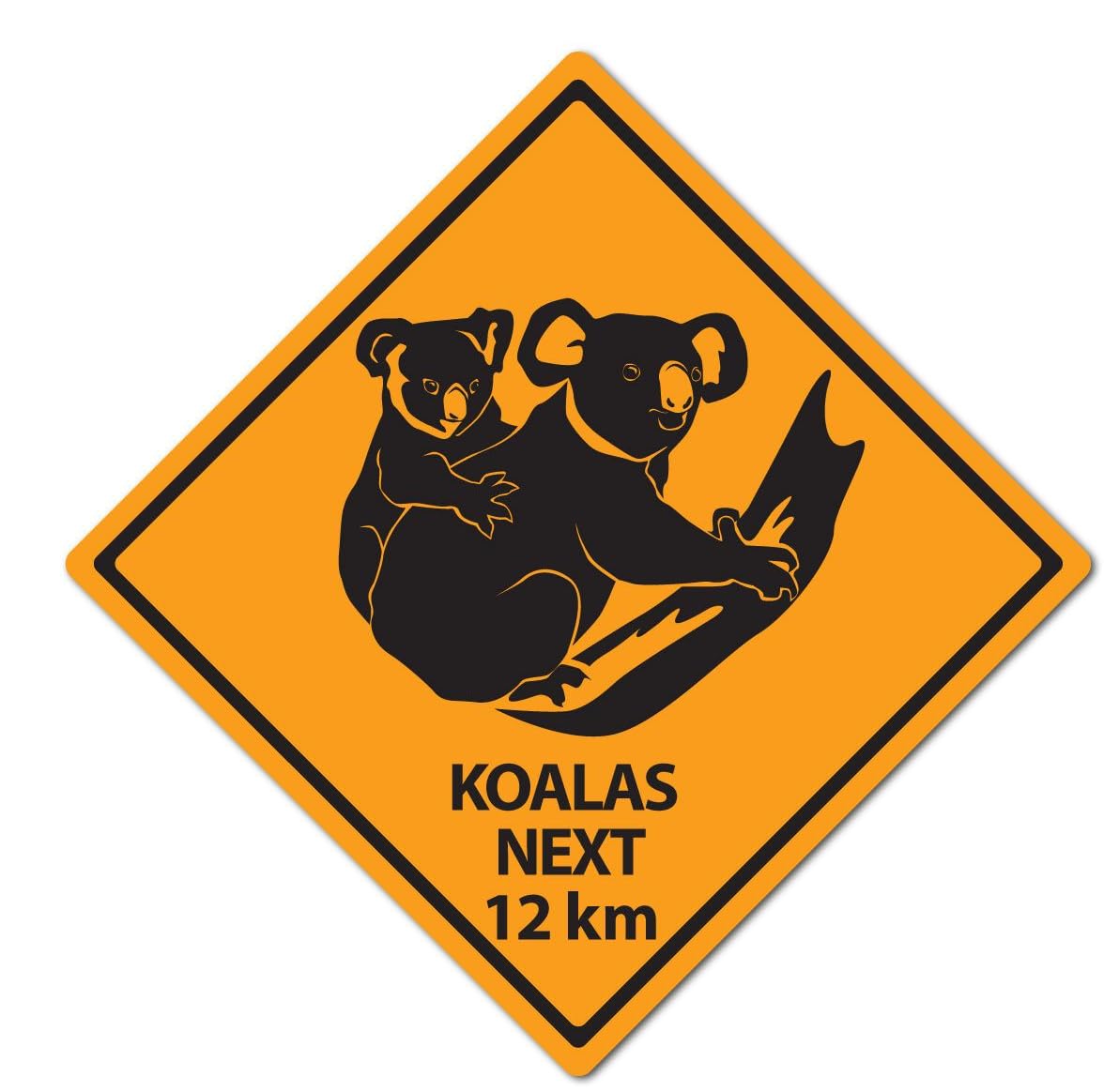 Australia Wall Decorations 4 Outback Street Signs 4 Australian Road Signs - Accents for a Unique Aussie Vibe Featuring Boomerang Kangeroo Koalas Sydney Melbourne