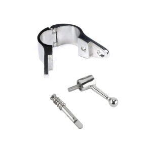 Mxeol Bimini Rail Mount Hinge 7/8 Inch W/Boat Pin Quick Release Stainless Steel Pair