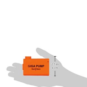 GIGA Pump - Portable Air Pump for Inflatables, Mini Air Pump Inflator USB Rechargeable, Waterproof DC Pump for Air Floats Mattress Balloon Swimming Rings Kid Toys Inflation-Deflation, 4 Nozzles