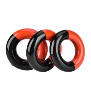 VGEBY 3Pcs Weighted Swing Ring, Warm Up Swing Donut Driver Head Weight Ring for Training and Practice Supplies Club Weights