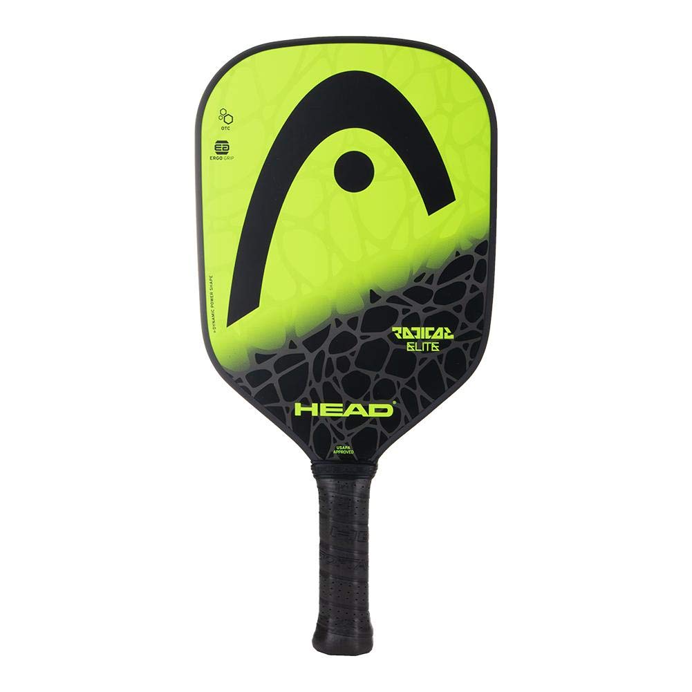 HEAD Fiberglass Pickleball Paddle - Radical Elite Paddle w/ Honeycomb Polymer Core & Comfort Grip