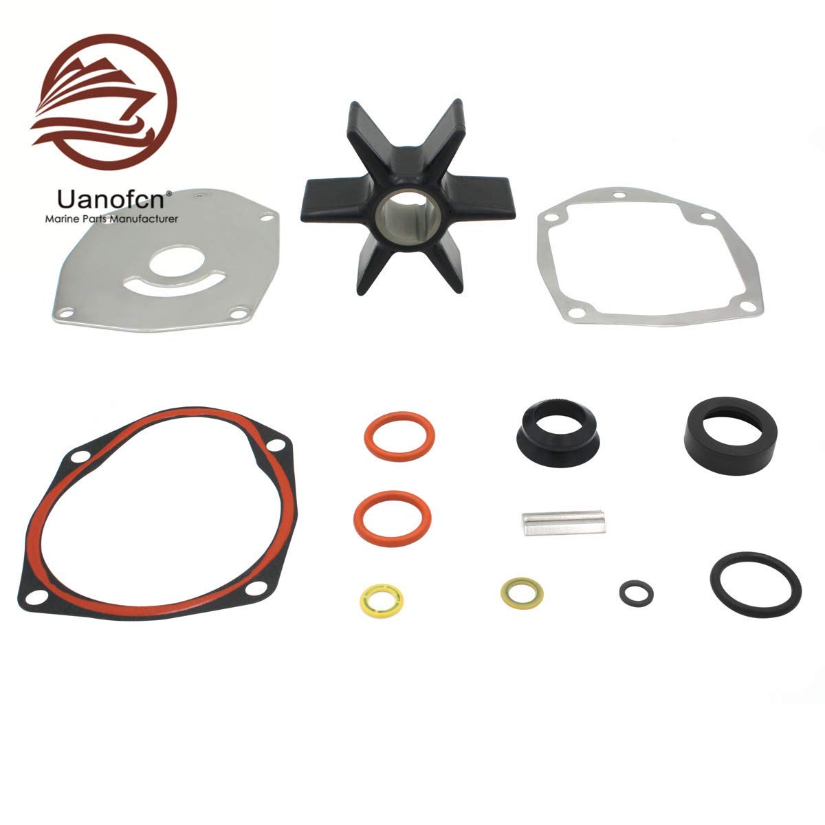 UanofCn 𝟖𝐌𝟎𝟏𝟎𝟎𝟓𝟐𝟔 Water Pump Repair Kit Replaces 𝐌𝐞𝐫𝐜𝐮𝐫𝐲 𝐌𝐞𝐫𝐂𝐫𝐮𝐢𝐬𝐞𝐫 𝐌𝐚𝐫𝐢𝐧𝐞𝐫 𝐀𝐥𝐩𝐡𝐚 𝐎𝐧𝐞 𝐆𝐞𝐧 𝟐 Stern Drives 𝟒𝟕-𝟒𝟑𝟎𝟐𝟔𝐐𝟎𝟔