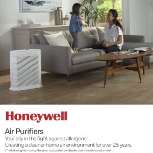 Honeywell HPA304 HEPA Air Purifier for Extra Large Rooms - Microscopic Airborne Allergen+ Dust Reducer, Cleans Up To 2250 Sq Ft in 1 Hour - Wildfire/Smoke, Pollen, Pet Dander – White