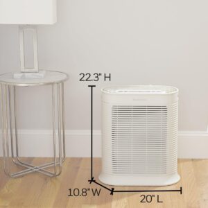 Honeywell HPA304 HEPA Air Purifier for Extra Large Rooms - Microscopic Airborne Allergen+ Dust Reducer, Cleans Up To 2250 Sq Ft in 1 Hour - Wildfire/Smoke, Pollen, Pet Dander – White